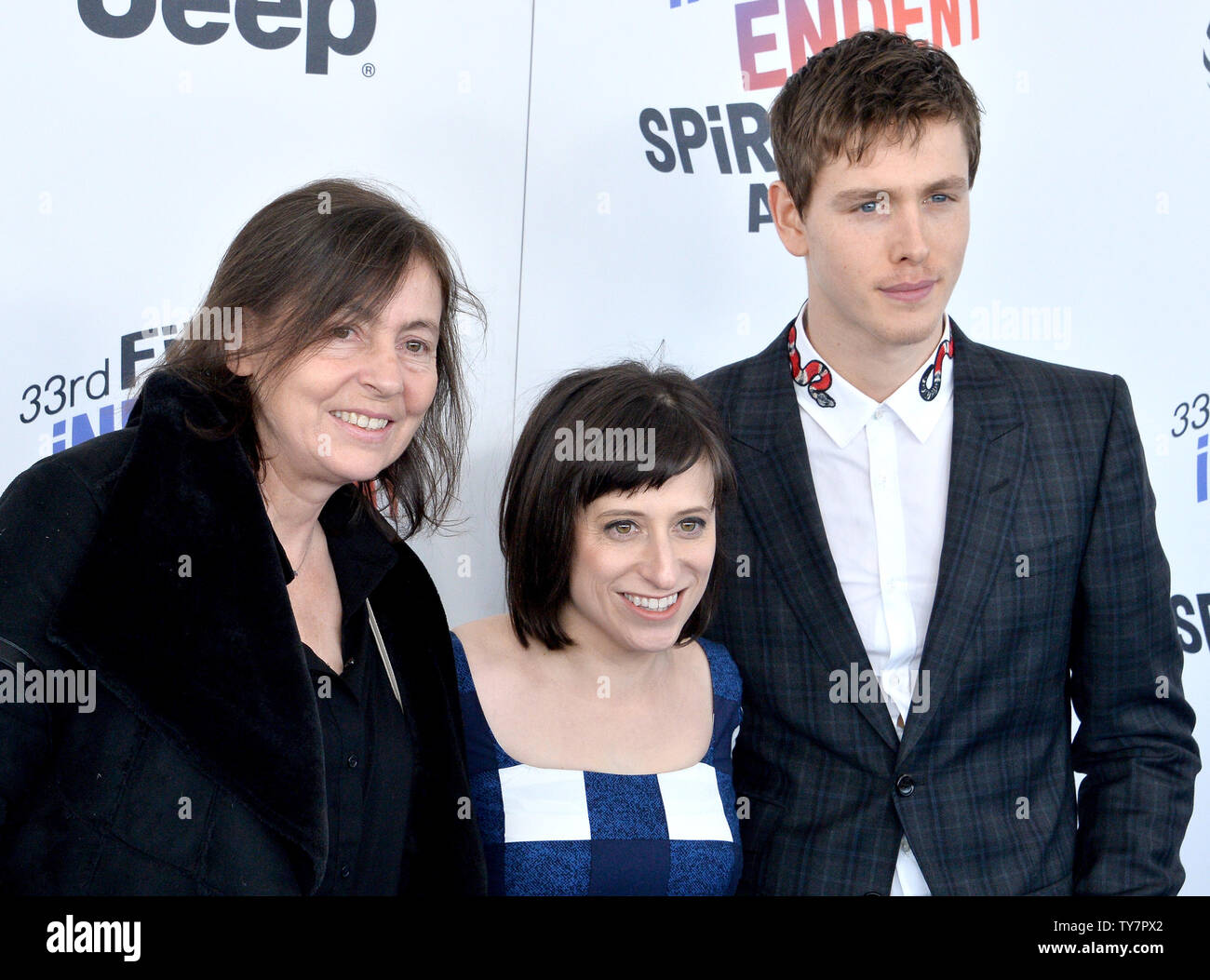 Cinematographer Helene Louvart (L), screenwriter Eliza Hittman (C) and ...