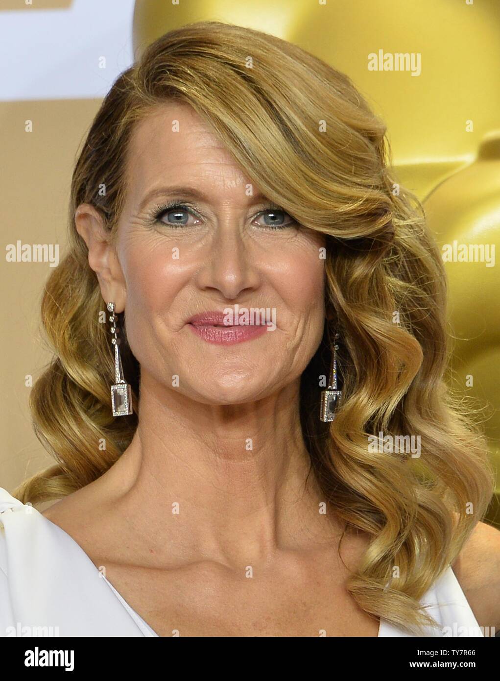 Actor Laura Dern appears backstage during the 90th annual Academy ...