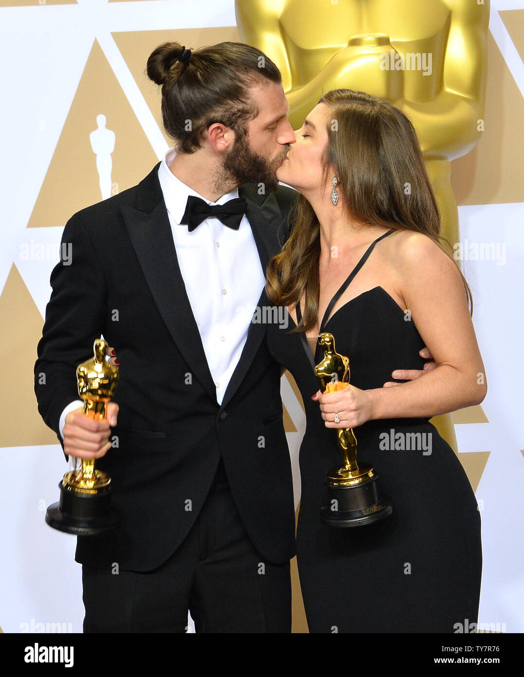 Actor/producer Chris Overton and actor Rachel Shenton, winners of the ...