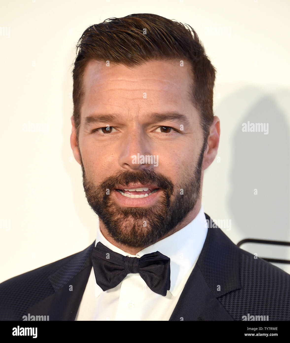 Ricky Martin arrives for the Elton John Aids Foundation's 26th annual ...
