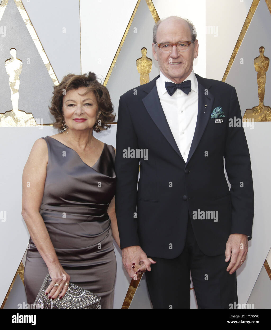 Sharon Friedrick and Richard Jenkins arrive on the red carpet for the ...