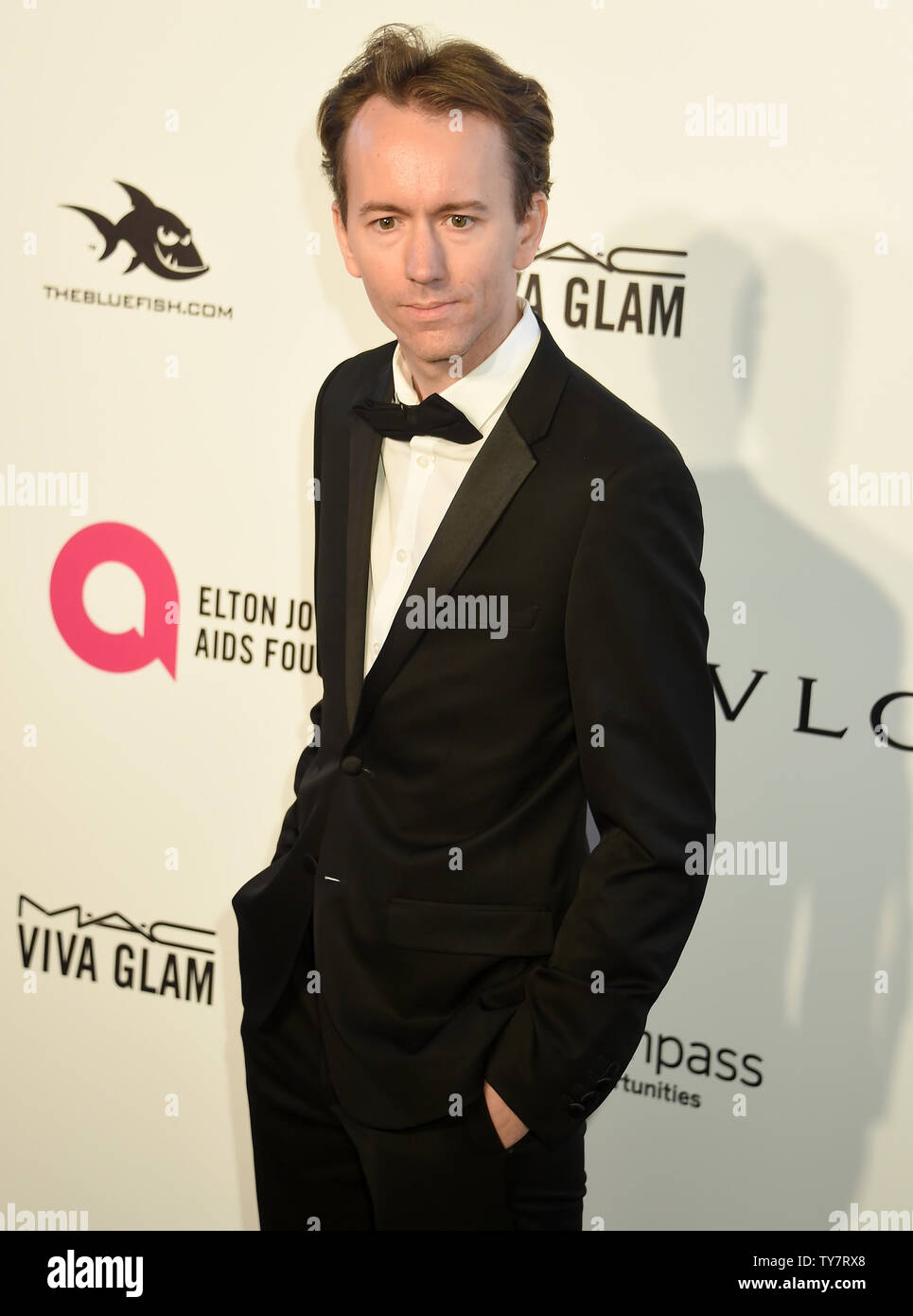 Tyler Shields arrives for the Elton John Aids Foundation's 26th annual ...