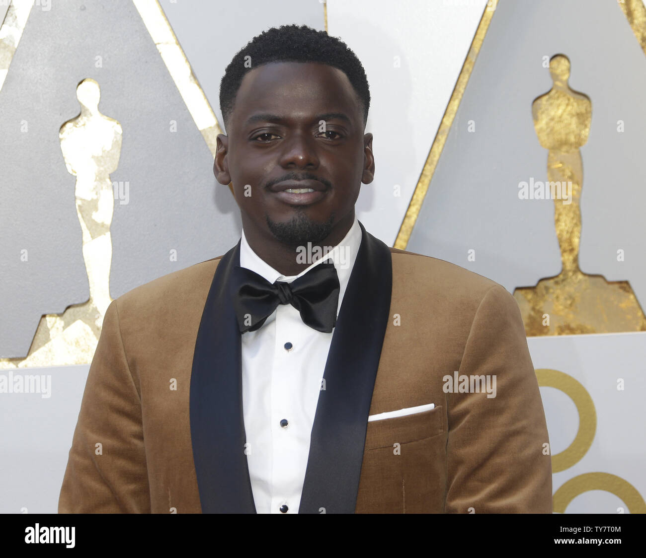 Daniel Kaluuya arrives on the red carpet for the 90th annual Academy ...