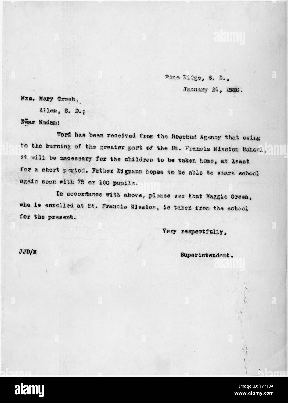 Letter from 19th century Black and White Stock Photos & Images - Alamy