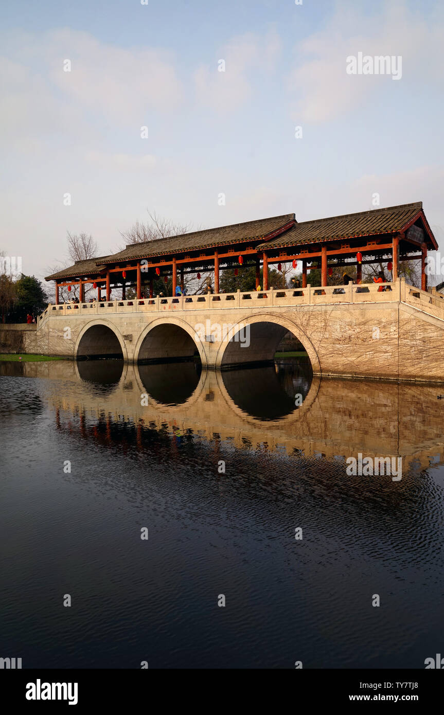 Anchang Ancient Town Stock Photo - Alamy