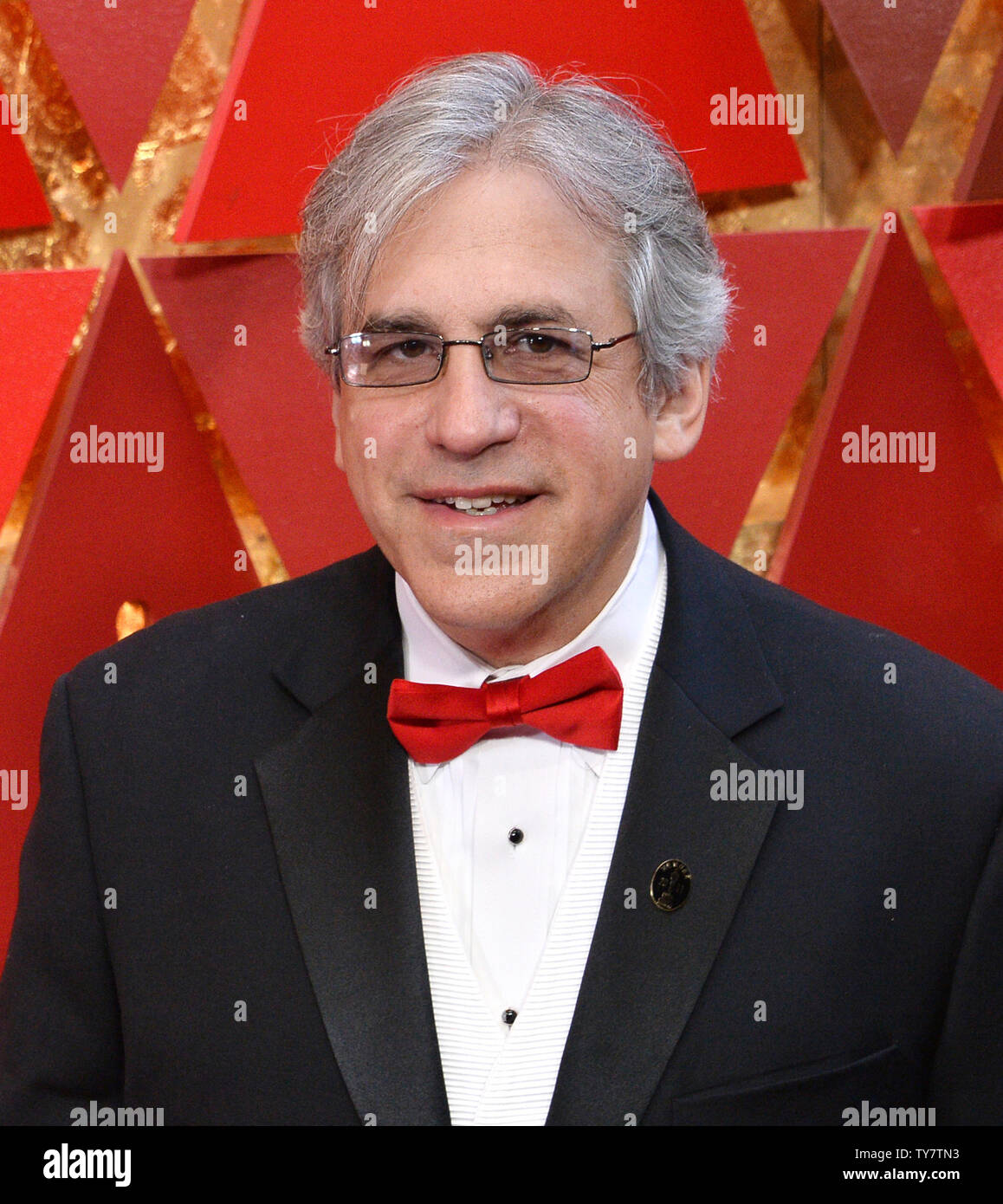 Sound engineer Mark Weingarten arrives on the red carpet for the 90th ...