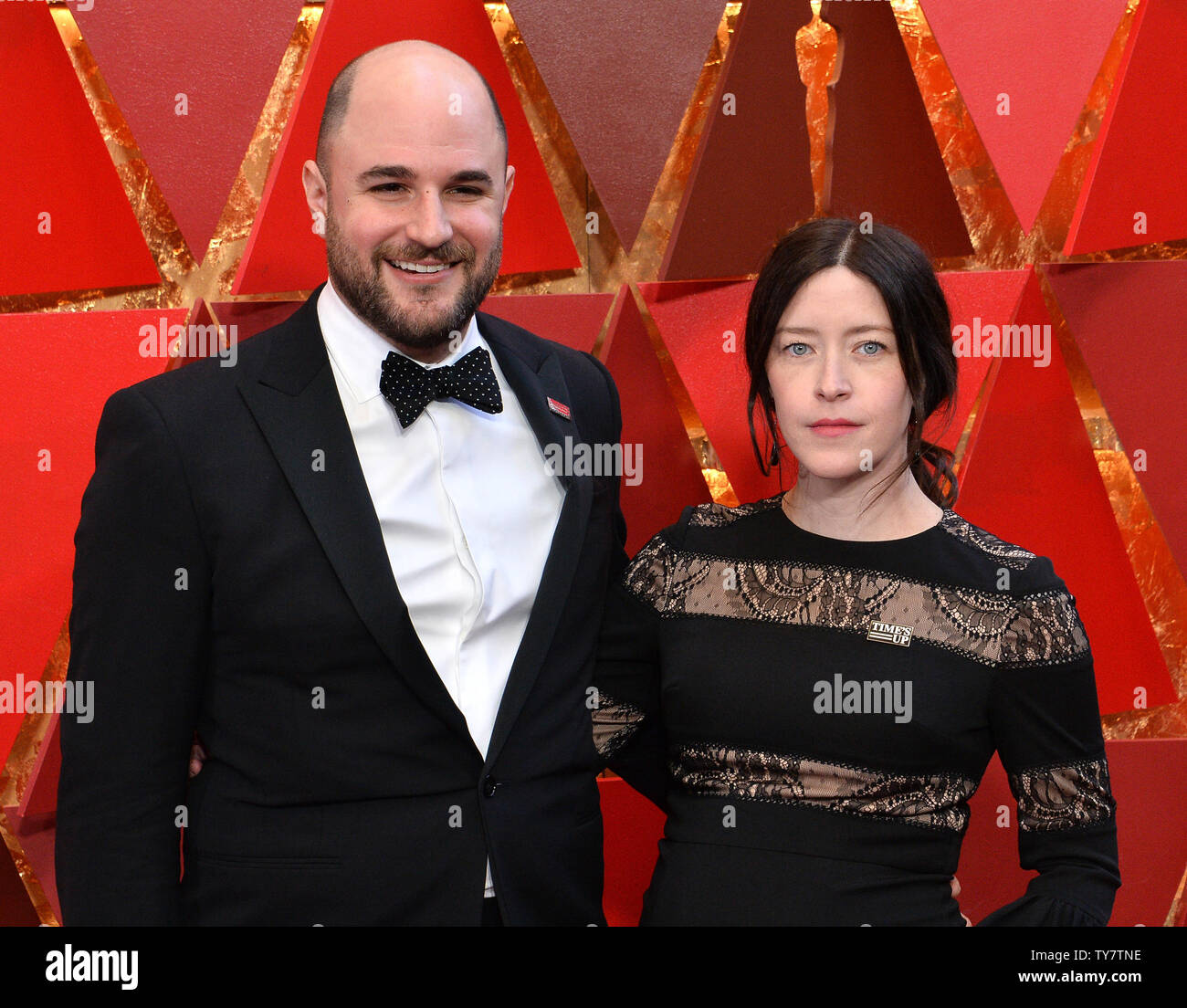 Producer Jordan Horowitz and director Julia Hart arrive on the red ...
