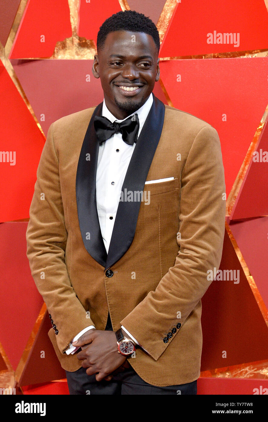 Actor Daniel Kaluuya arrives on the red carpet for the 90th annual ...