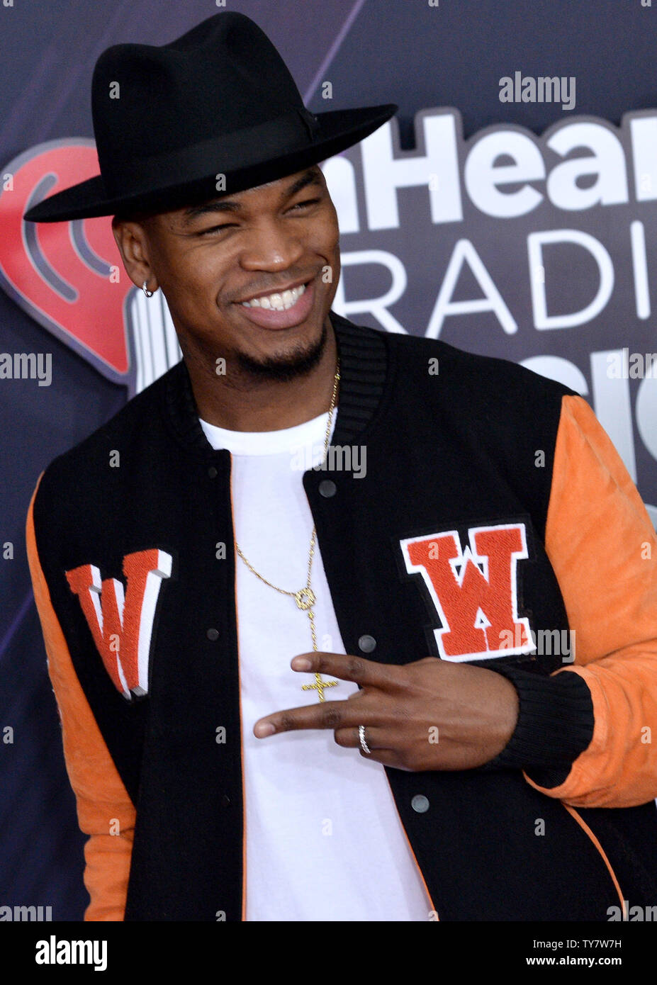 Singer Ne-Yo arrives for the iHeartRadio Music Awards at The Forum in ...