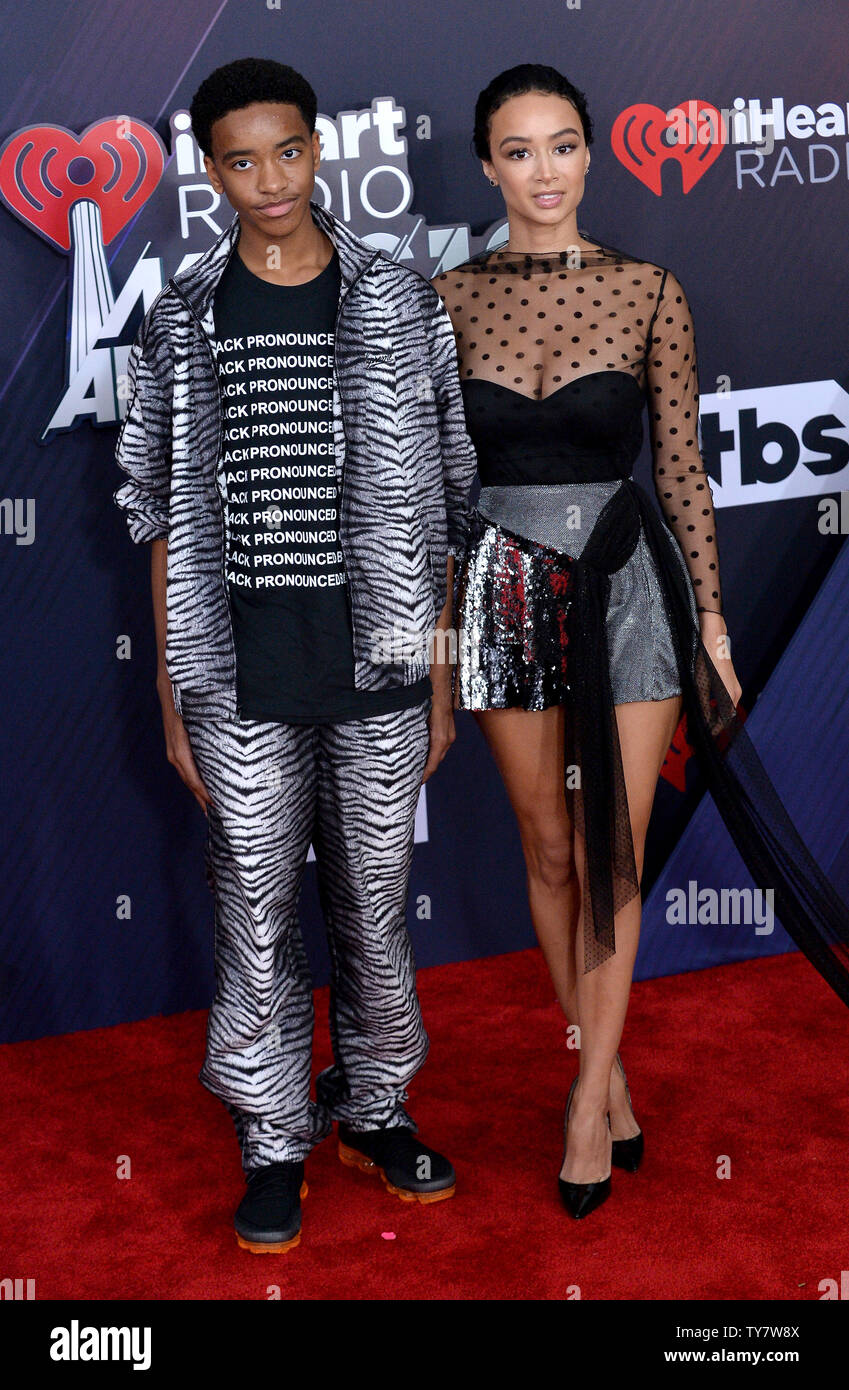 Media personality Draya Michelle (R) and Kniko Howard arrive for the ...