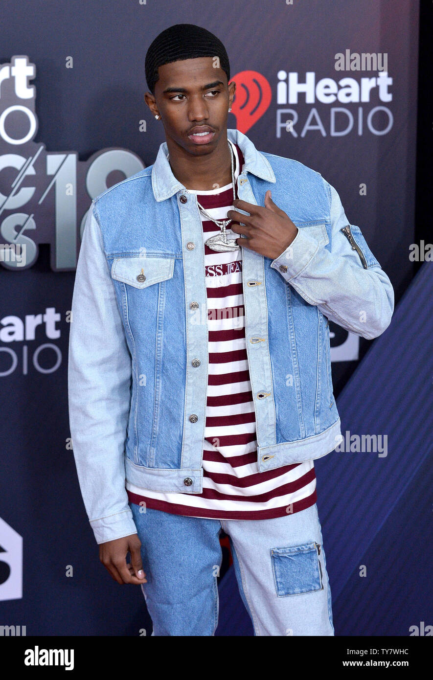 Christian Combs arrives for the iHeartRadio Music Awards at The Forum ...