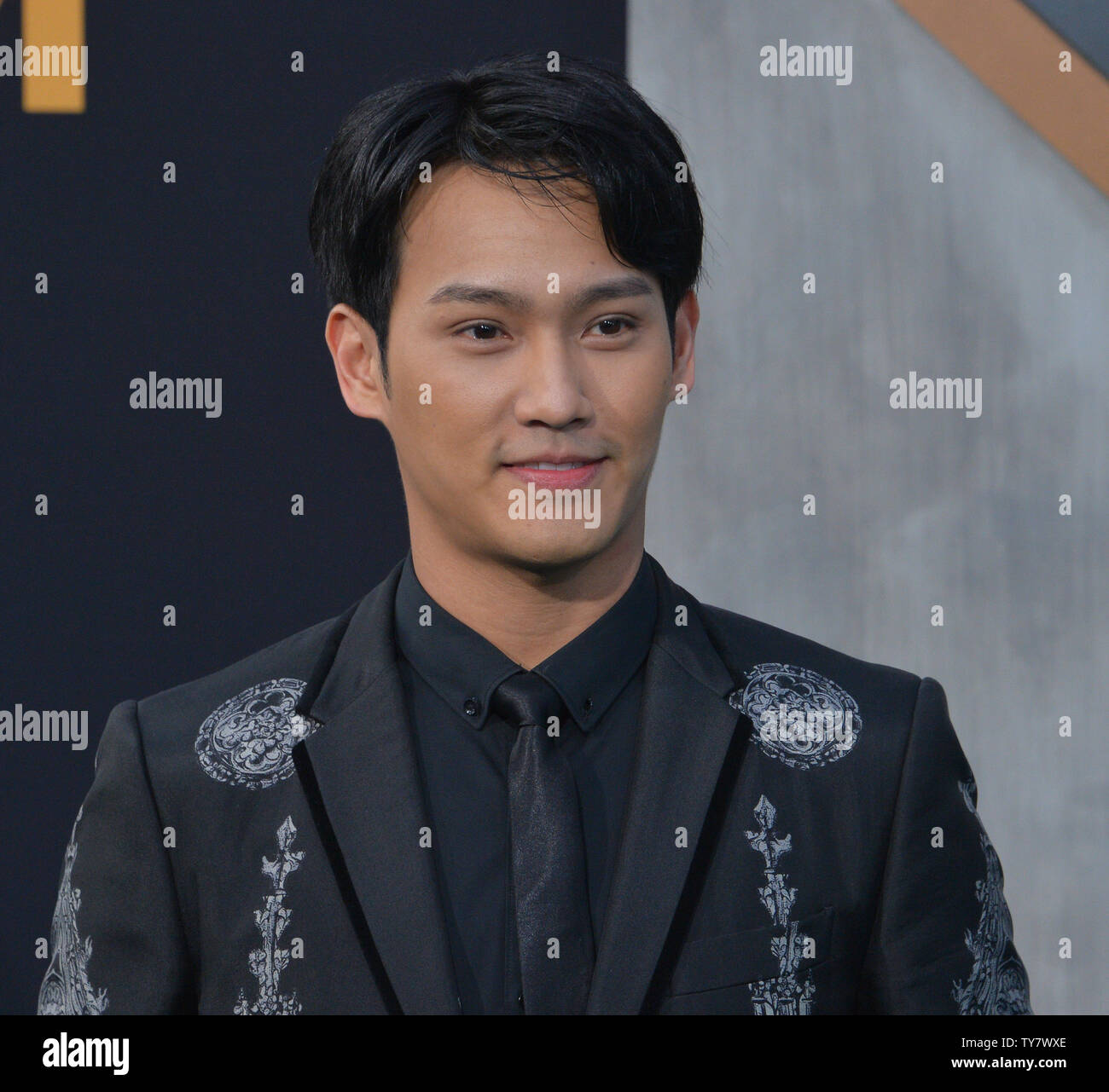 Cast member Wesley Wong attends the premiere of the sci-fi motion ...