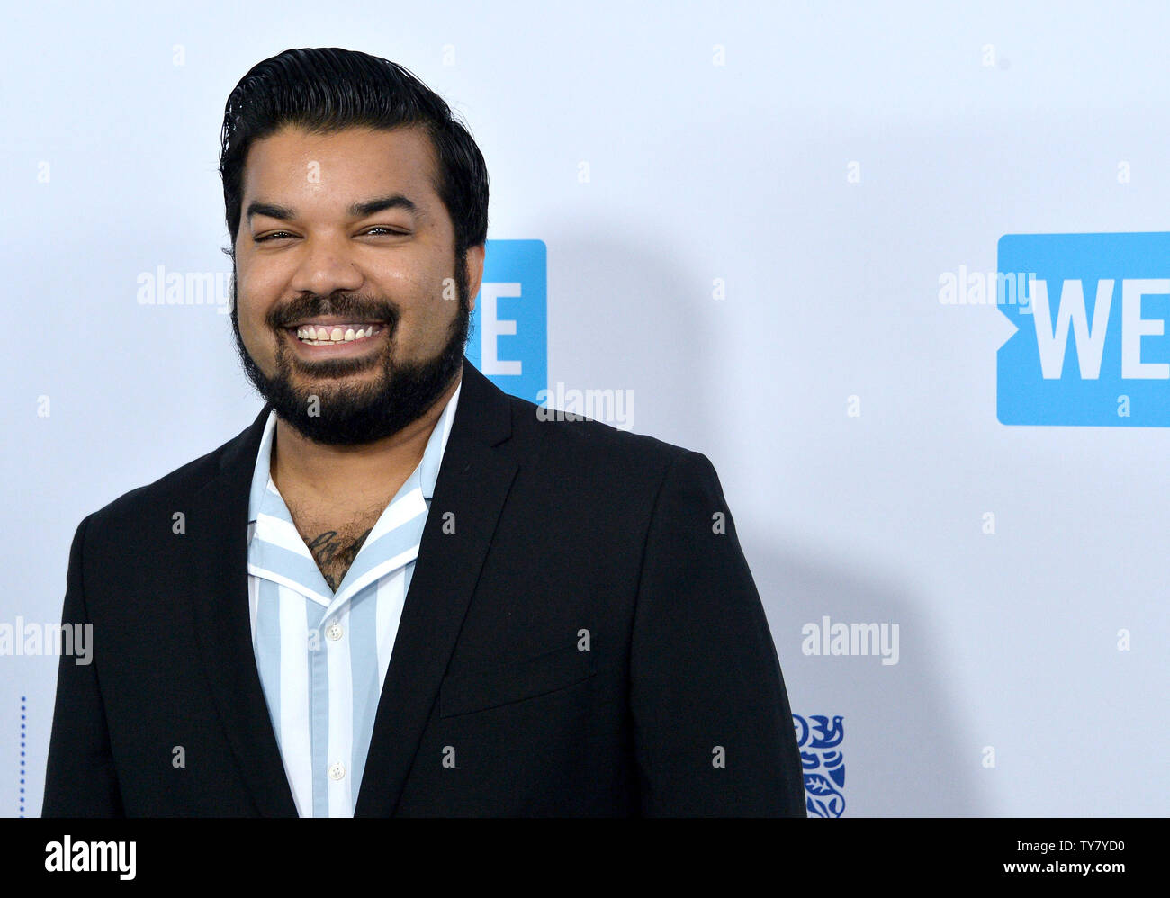 Actor Adrian Dev arrives for We Day California at The Forum in ...