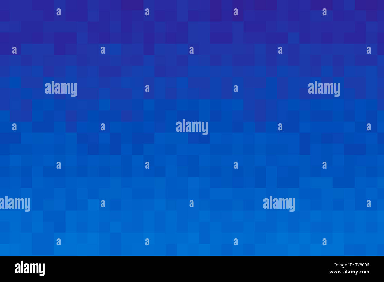 Abstract blue gradient background. Texture with pixel square blocks ...
