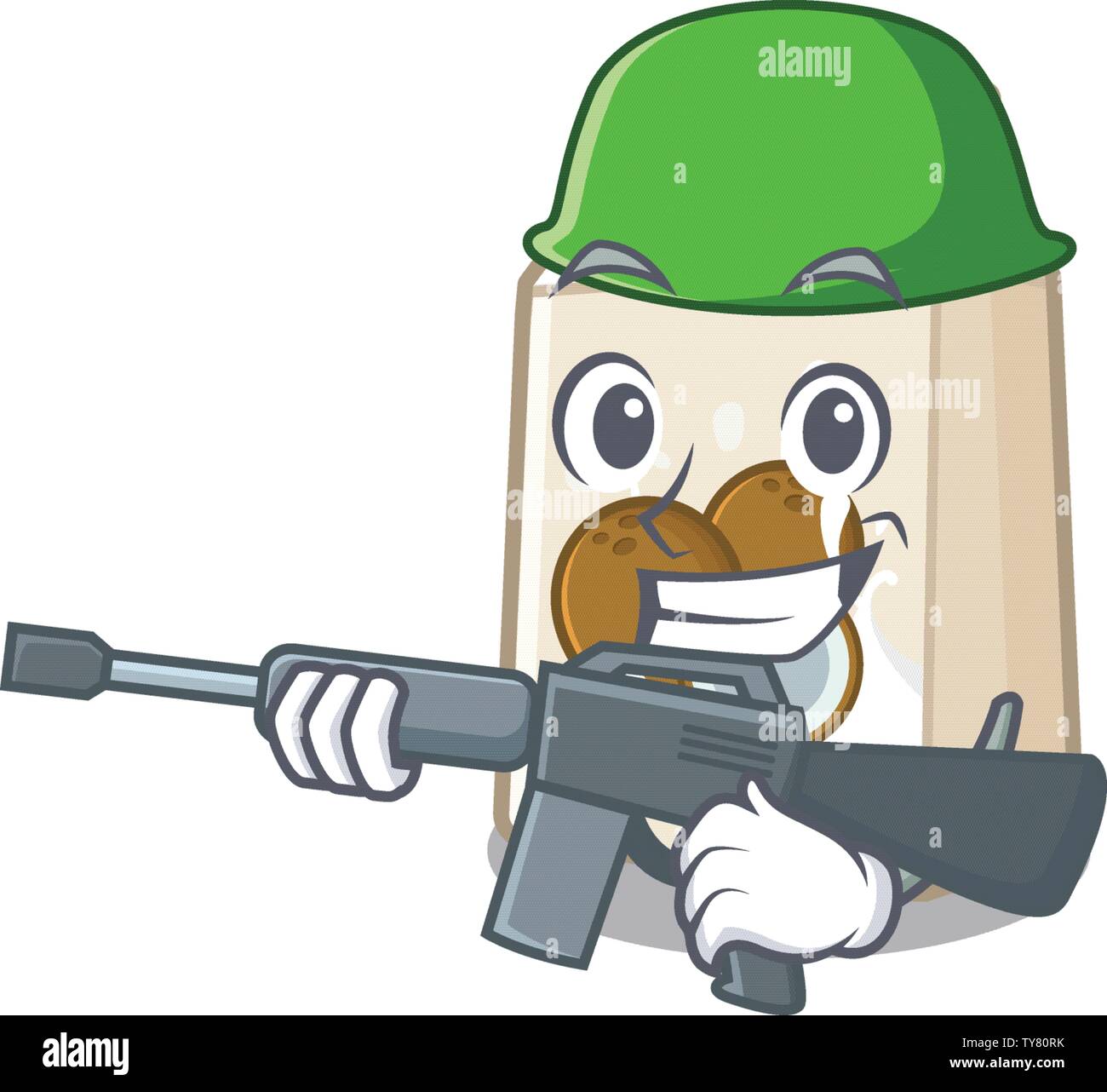 Army coconut milk in a cartoon bottle Stock Vector Image & Art - Alamy