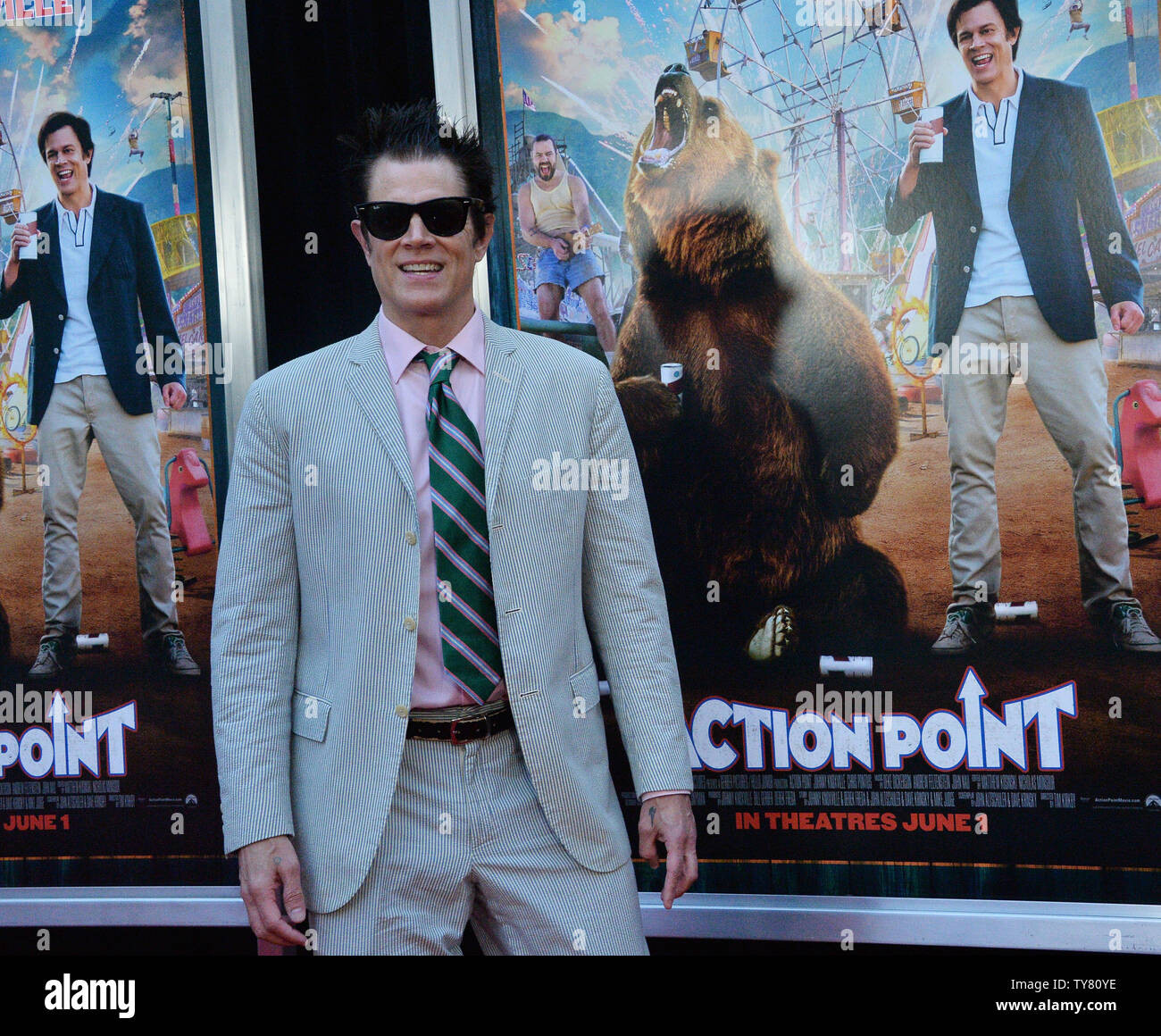 Cast member Johnny Knoxville attends the premiere of the motion picture ...