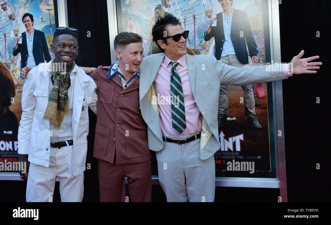 Cast members Eric Manaka, Johnny Pemberton and Johnny Knoxville (L-R ...