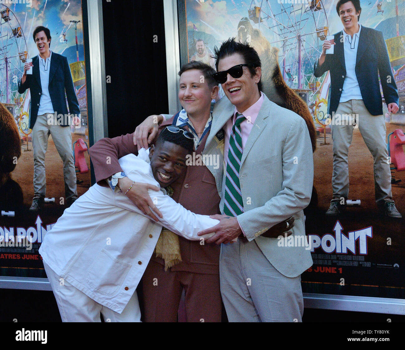 Cast members Eric Manaka, Johnny Pemberton and Johnny Knoxville (L-R ...