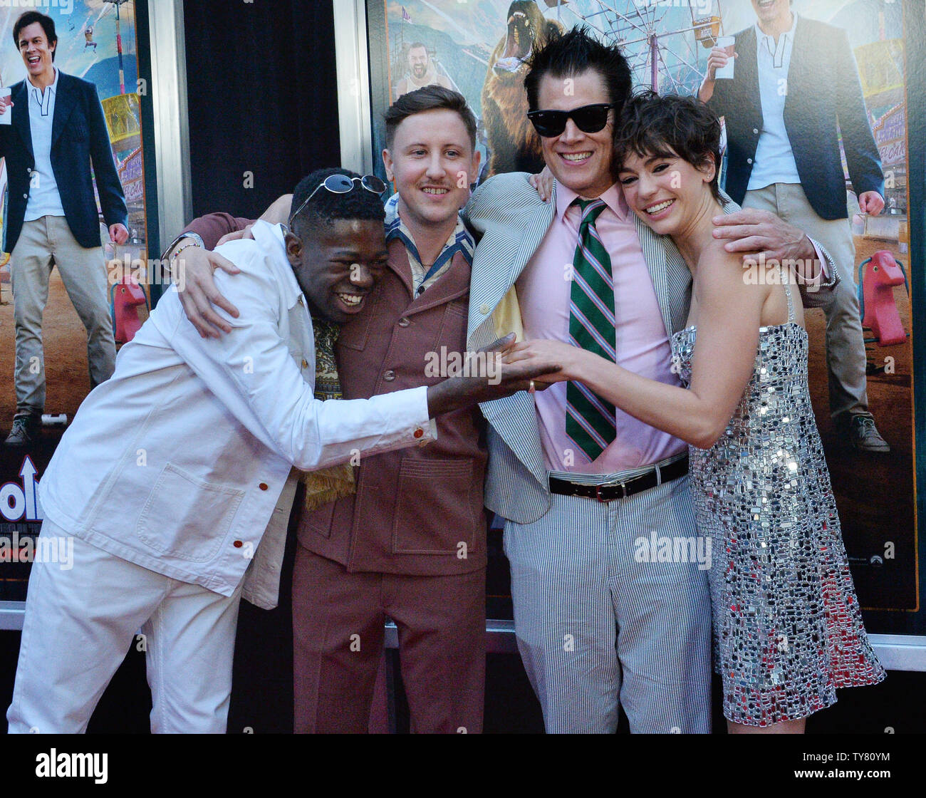 Cast members Eric Manaka, Johnny Pemberton, Johnny Knoxville and ...