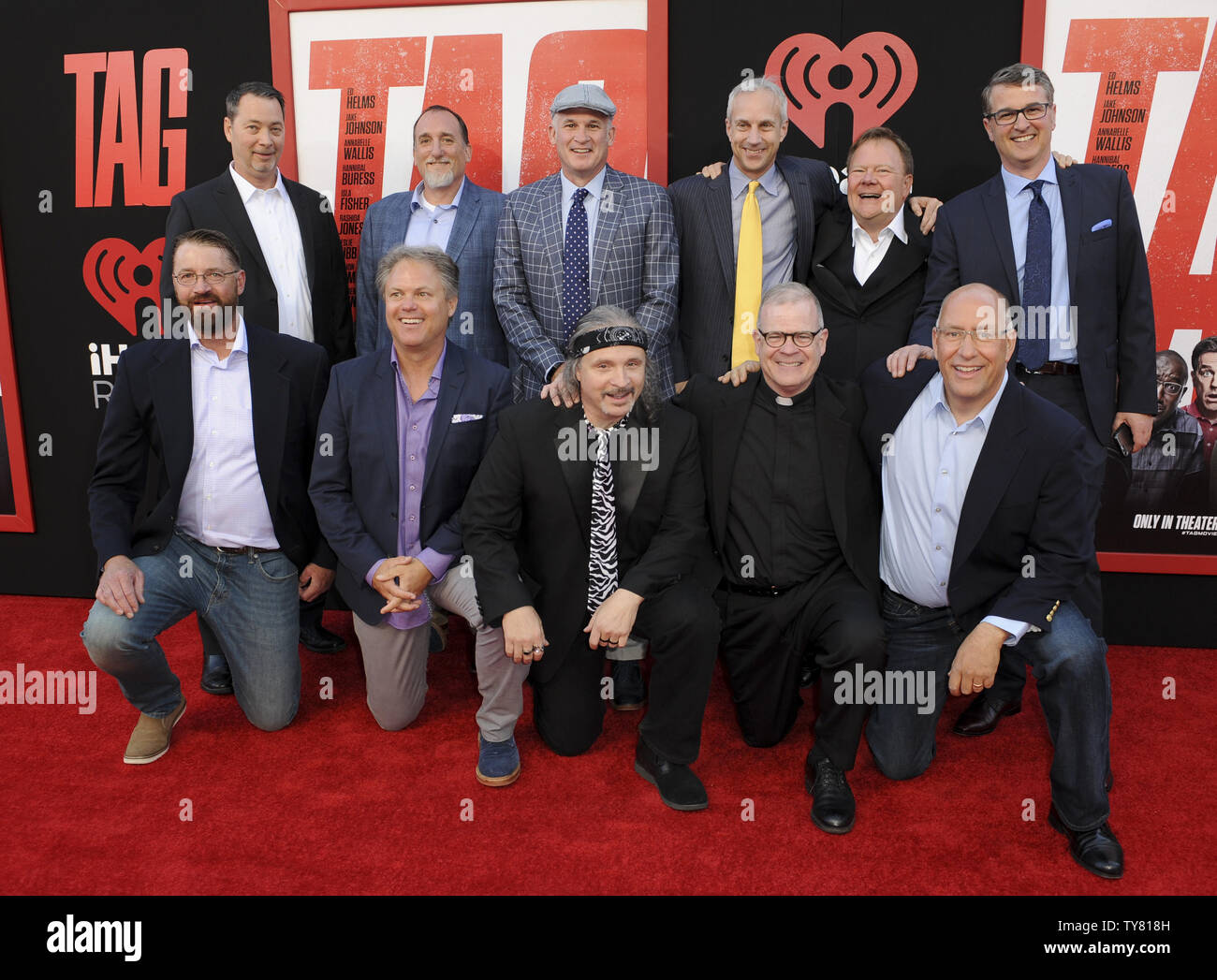 Original TAG participants attend the premiere of the motion picture ...