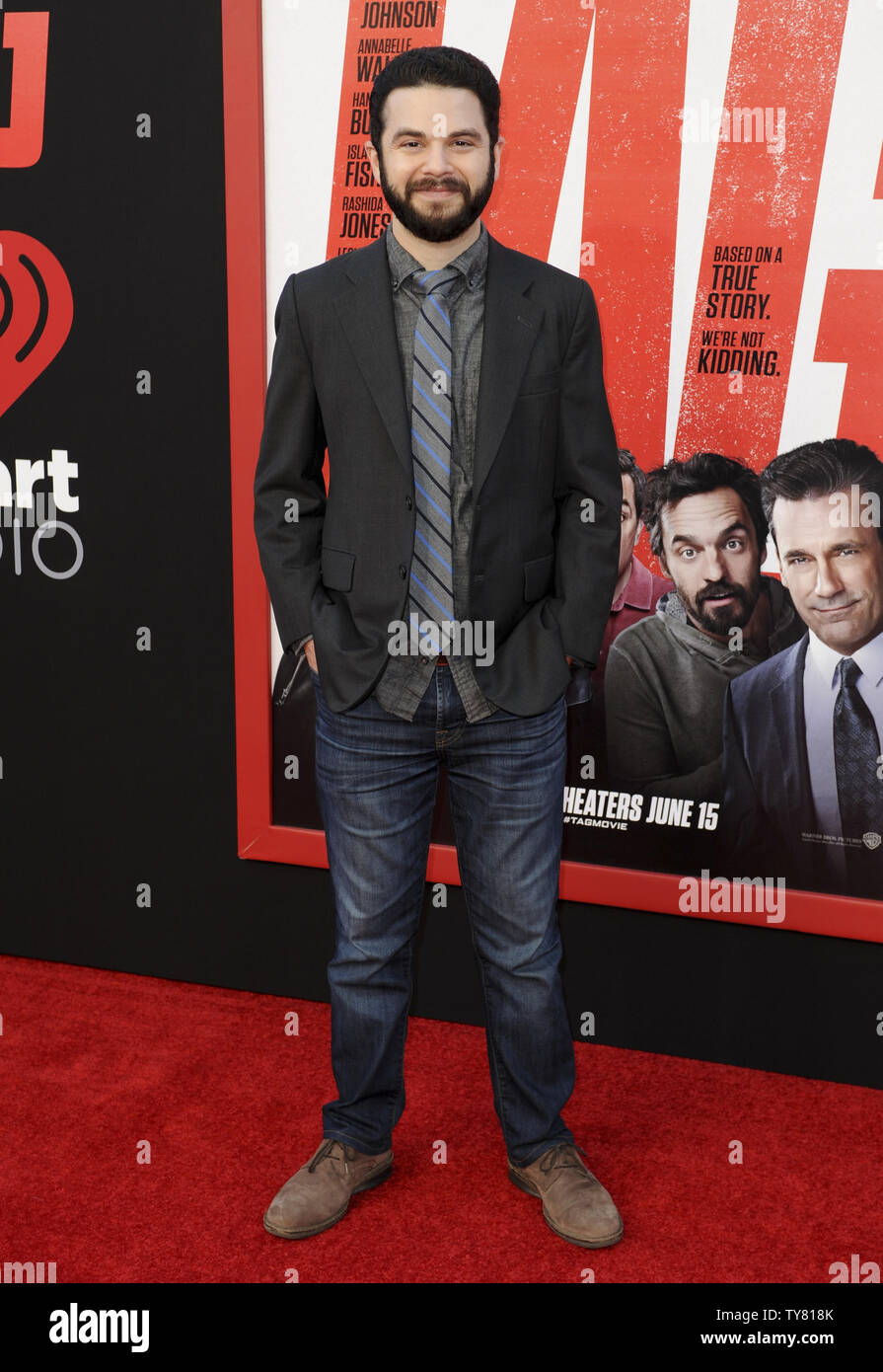Samm Levine attends the premiere of the motion picture comedy "Tag" at ...