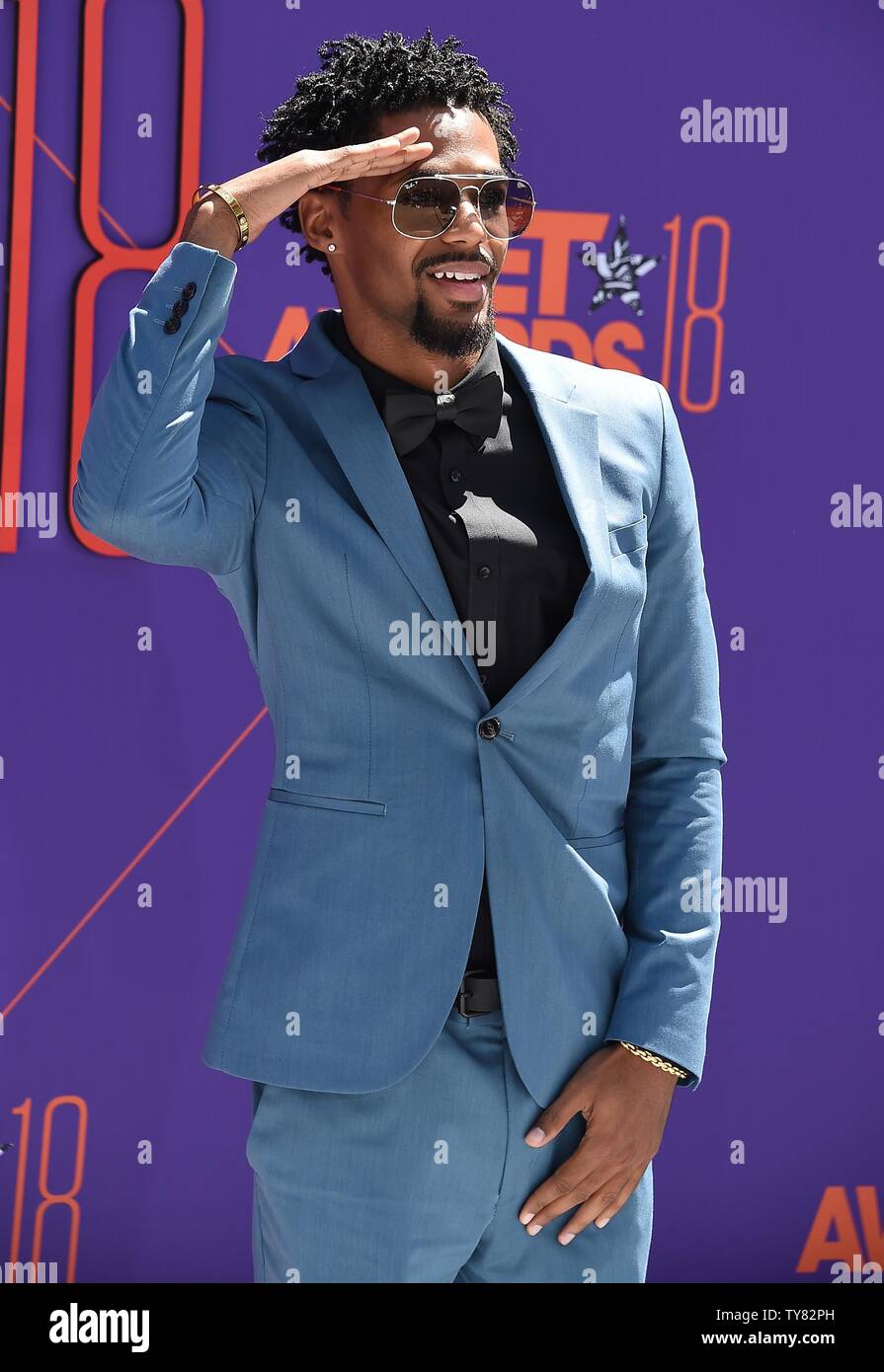 Actor Vince Swann attends the 18th annual BET Awards at Microsoft ...