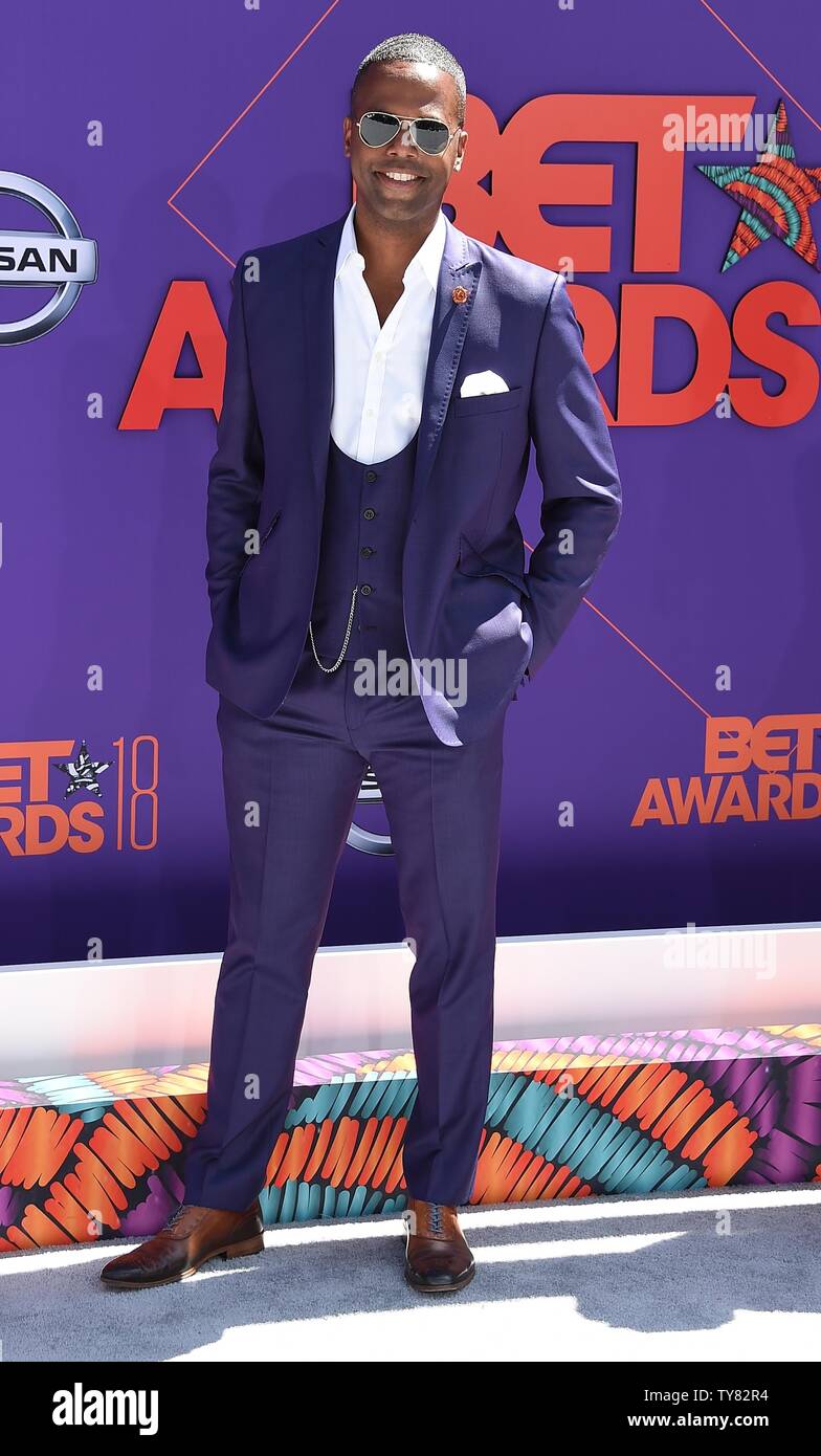 TV personality A.J. Calloway attends the 18th annual BET Awards at ...