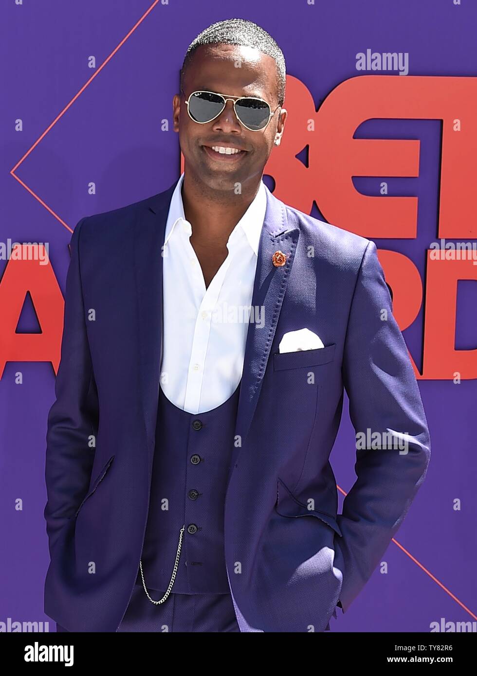 TV personality A.J. Calloway attends the 18th annual BET Awards at ...