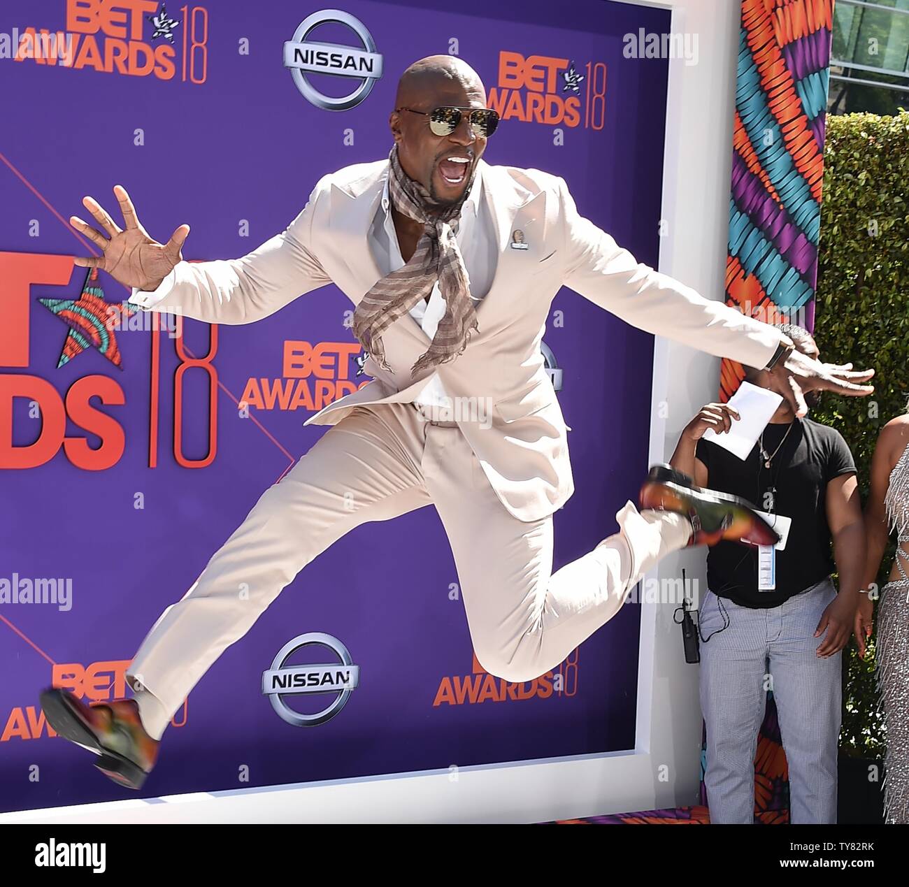 Actor Terry Crews attends the 18th annual BET Awards at Microsoft ...
