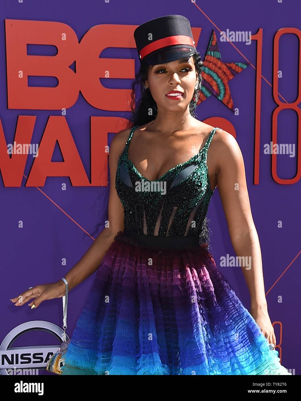 Musical artist/actress Janelle Monae attends the 18th annual BET Awards ...