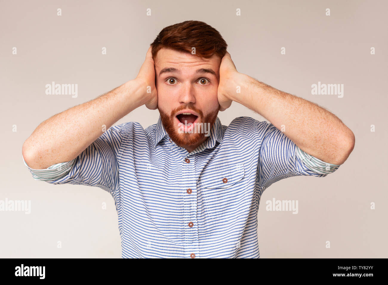 Irritated man hi-res stock photography and images - Alamy