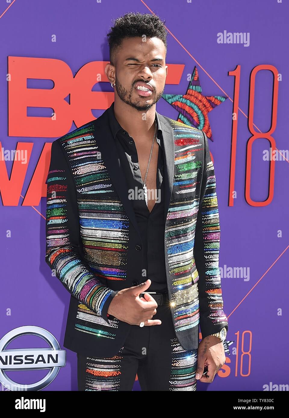 Singer Trevor Jackson attends the 18th annual BET Awards at Microsoft ...