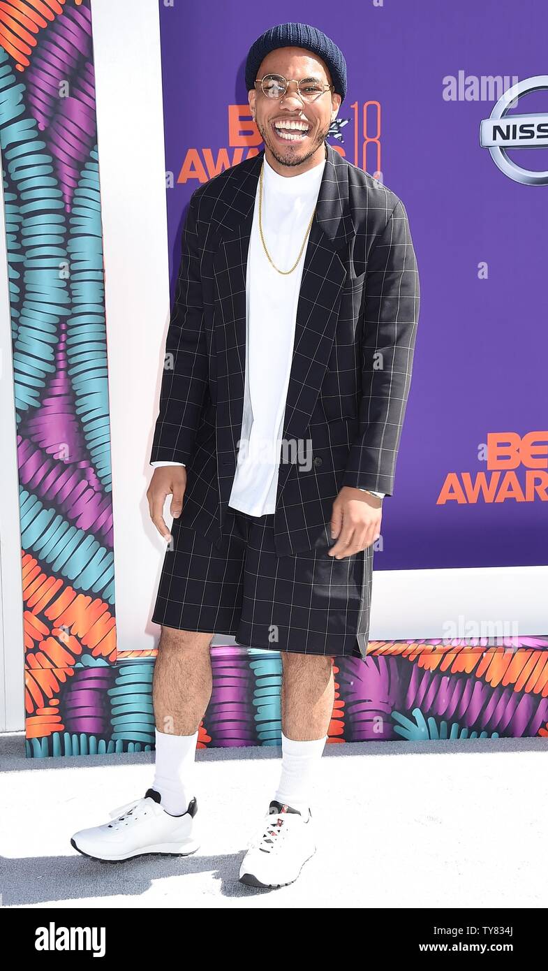 Rapper Anderson .Paak attends the 18th annual BET Awards at Microsoft ...