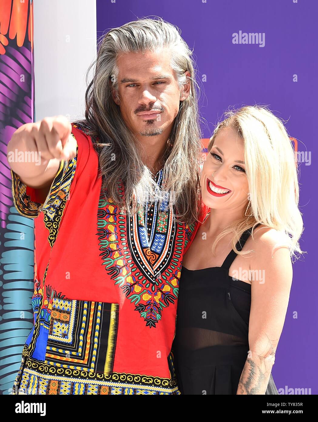 Actor Mark Harley (L) attends the 18th annual BET Awards at Microsoft ...