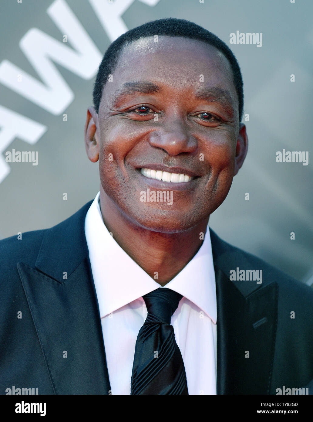 Isiah Thomas attends the 2018 NBA Awards at Barker Hangar in Santa ...