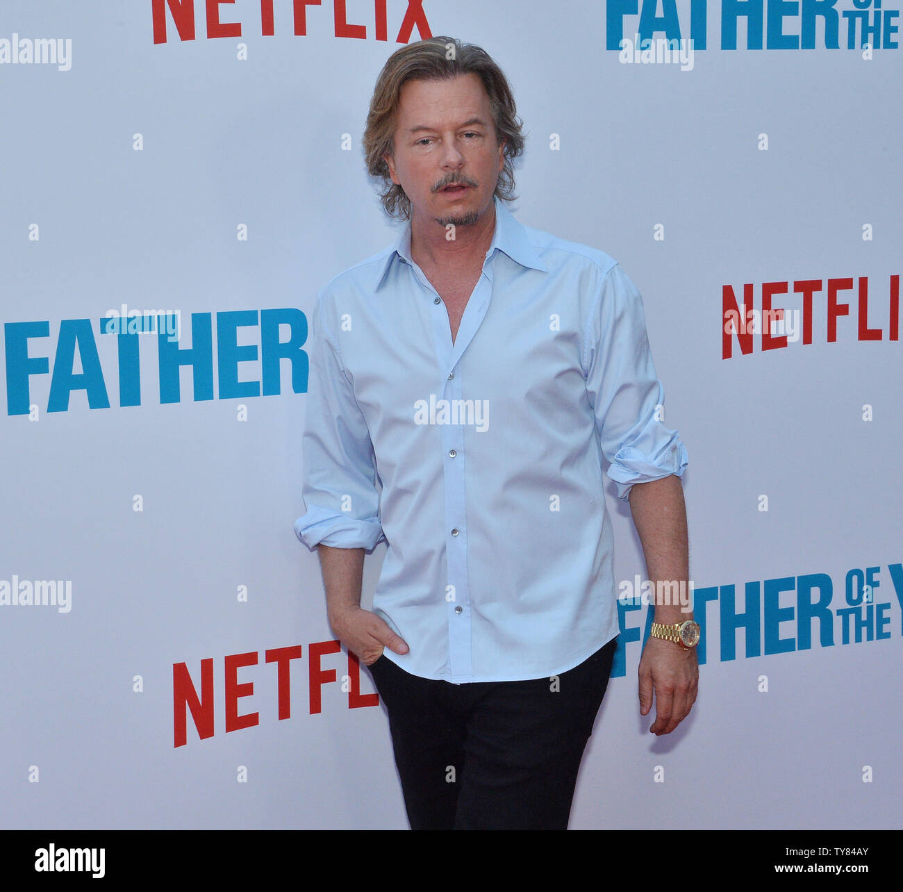 Cast member David Spade attends the premiere of Netflix's motion ...