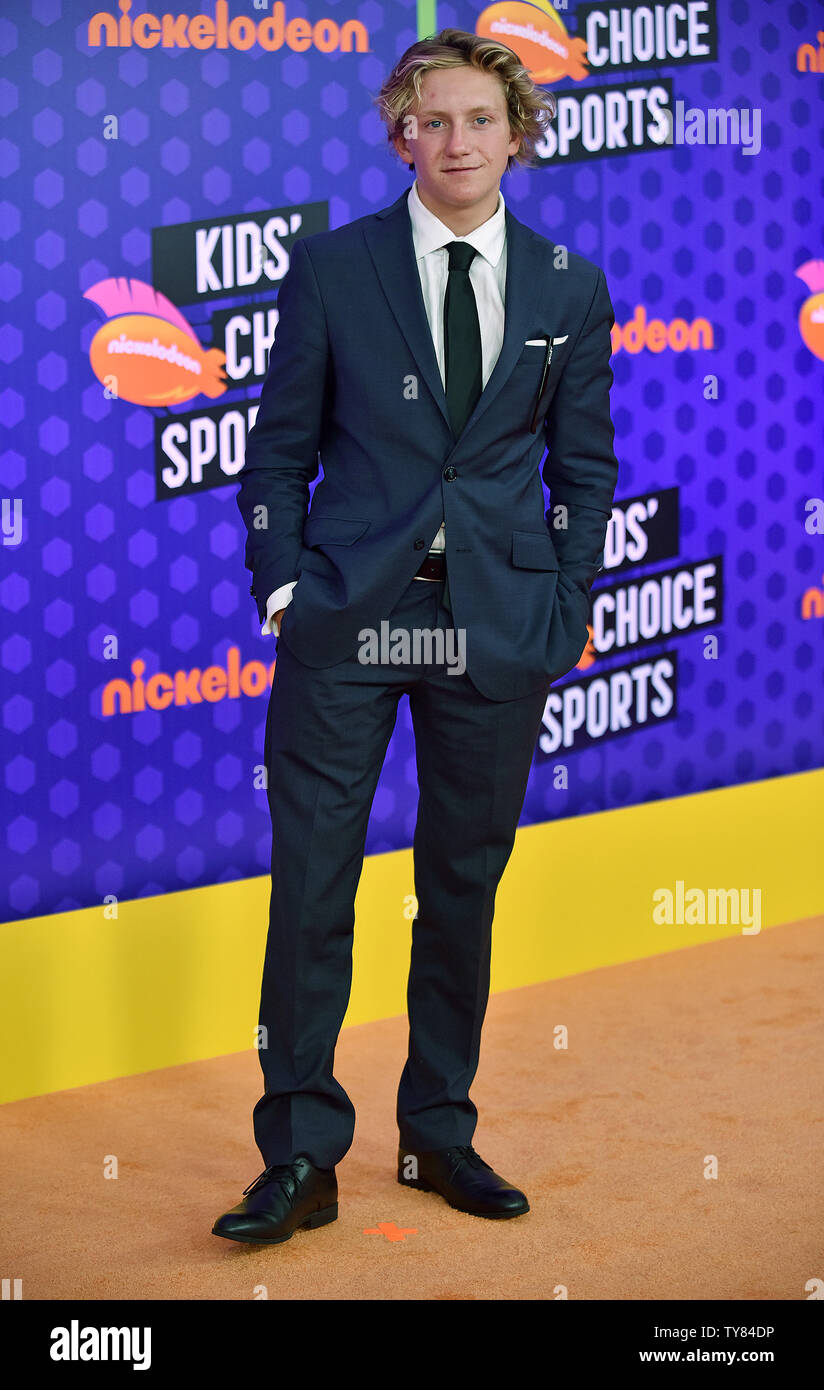 Olympic gold medalist snowboarder Red Gerard attends Nickelodeon's KIds ...