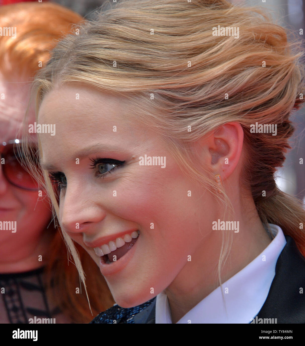 Kristen Bell, the voice of Jade Wilson in the animated sci-fi motion ...