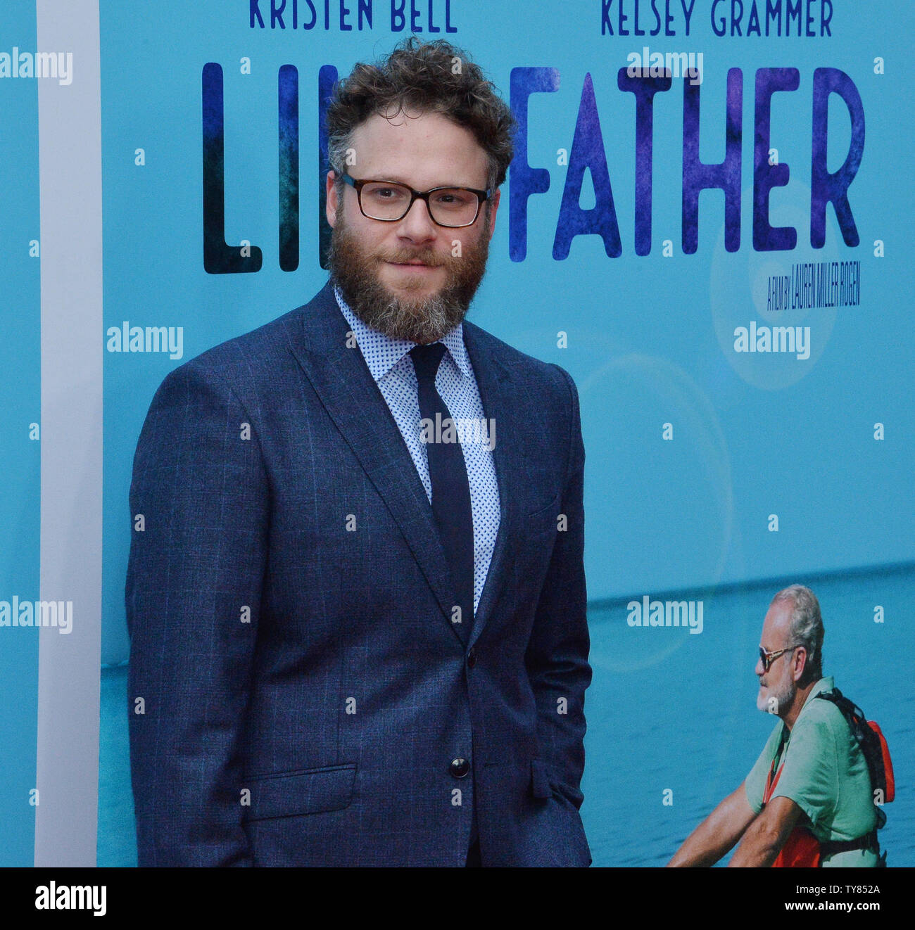 Cast member Seth Rogen attends the premiere of the motion picture ...