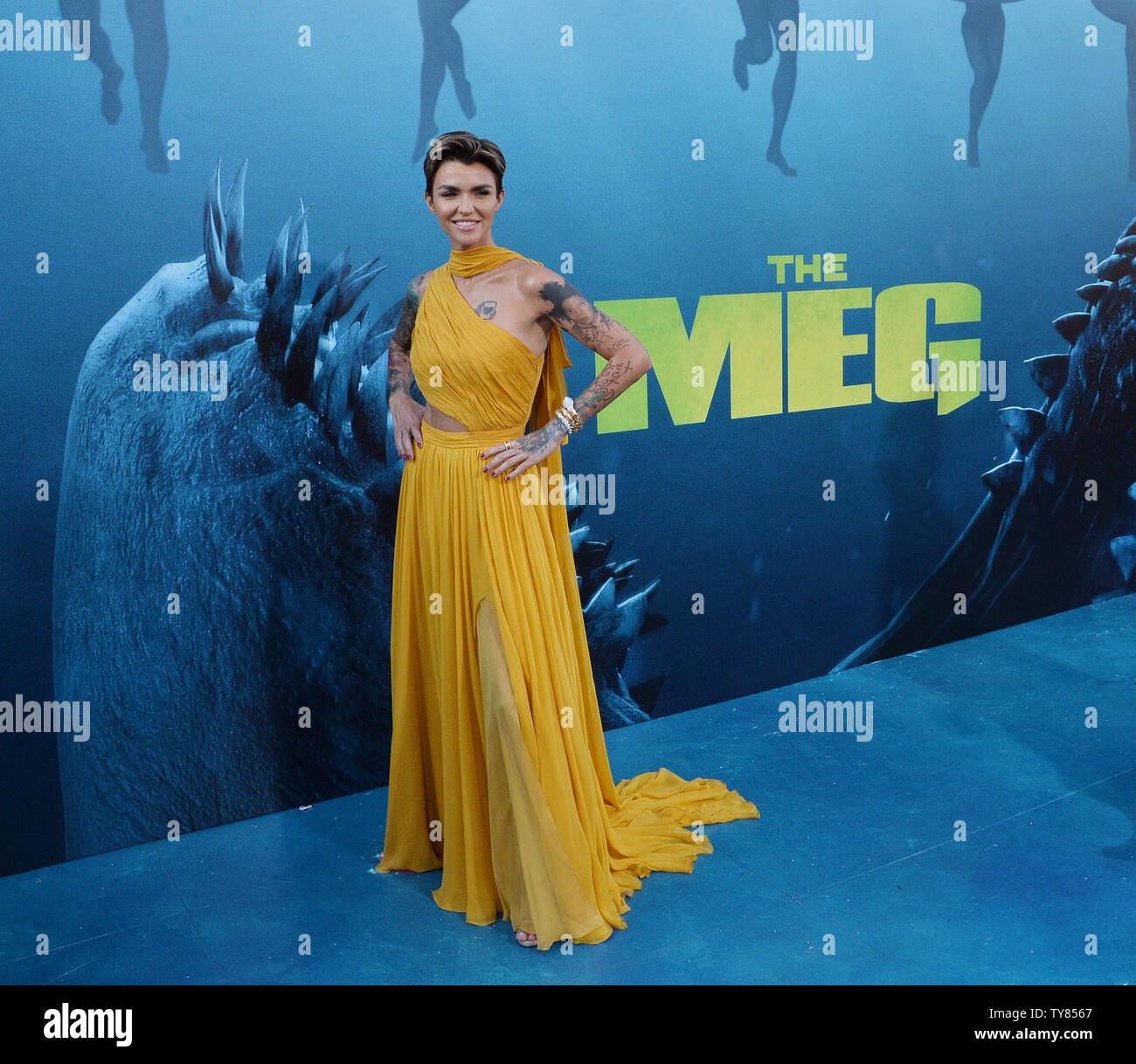 Cast member Ruby Rose attends the premiere of the sci-fi motion picture ...