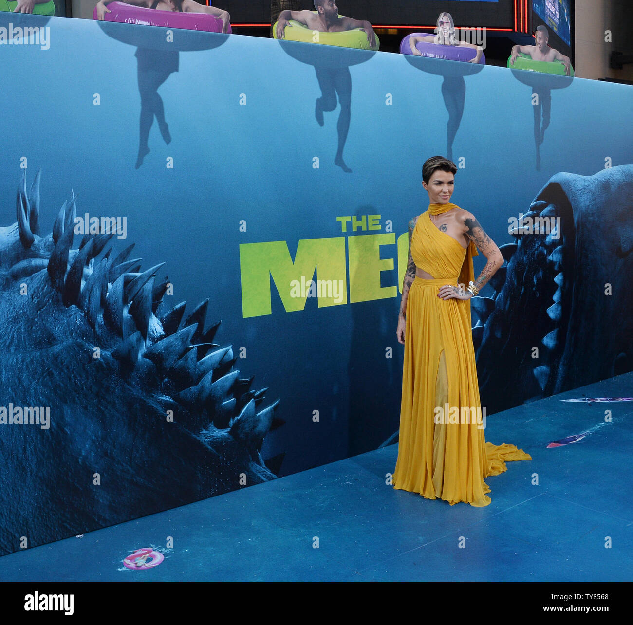Cast member Ruby Rose attends the premiere of the sci-fi motion picture ...