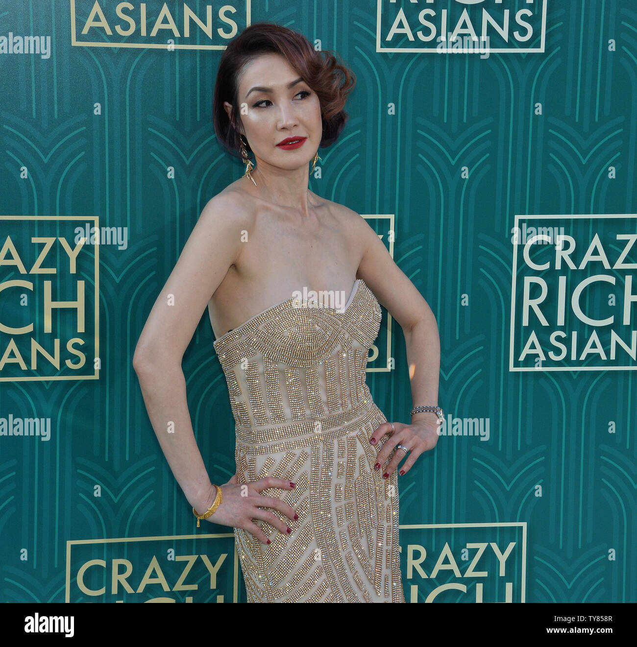 Cast member Amy Cheng attends the premiere of the motion picture comedy ...