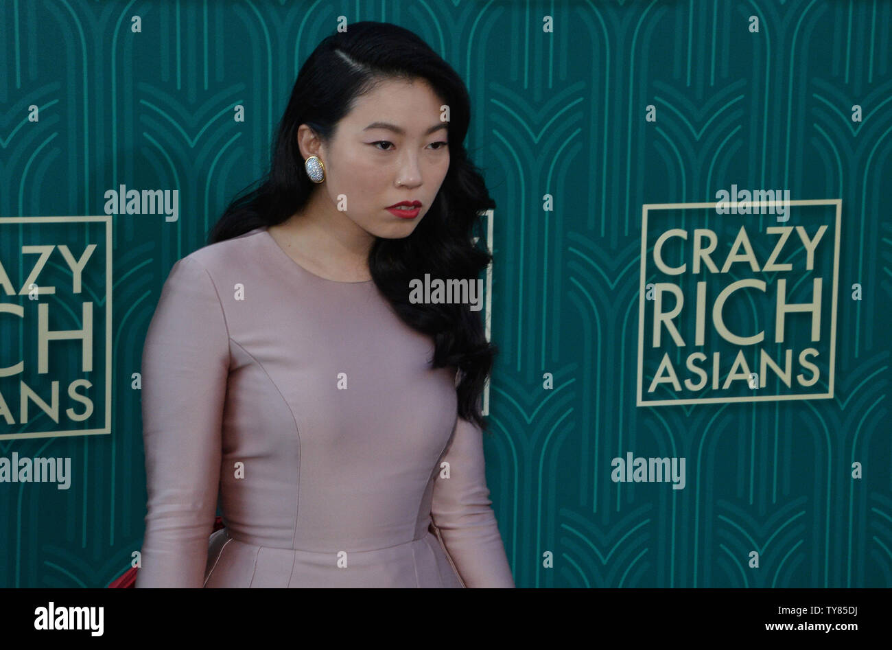 Cast member and rapper Awkwafina attends the premiere of the motion ...