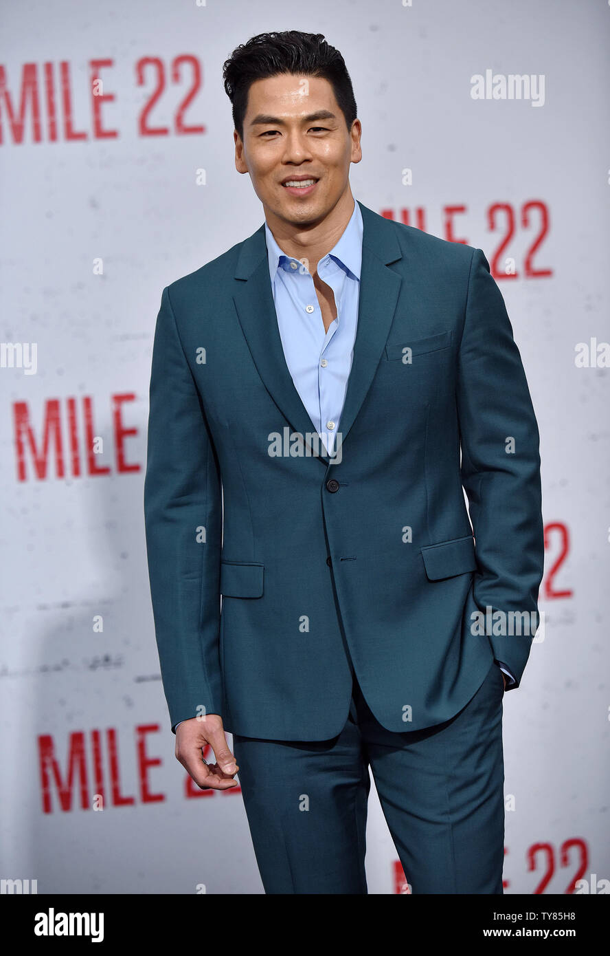 Rich Ting attends the premiere of 'Mile 22' at the Westwood Village ...