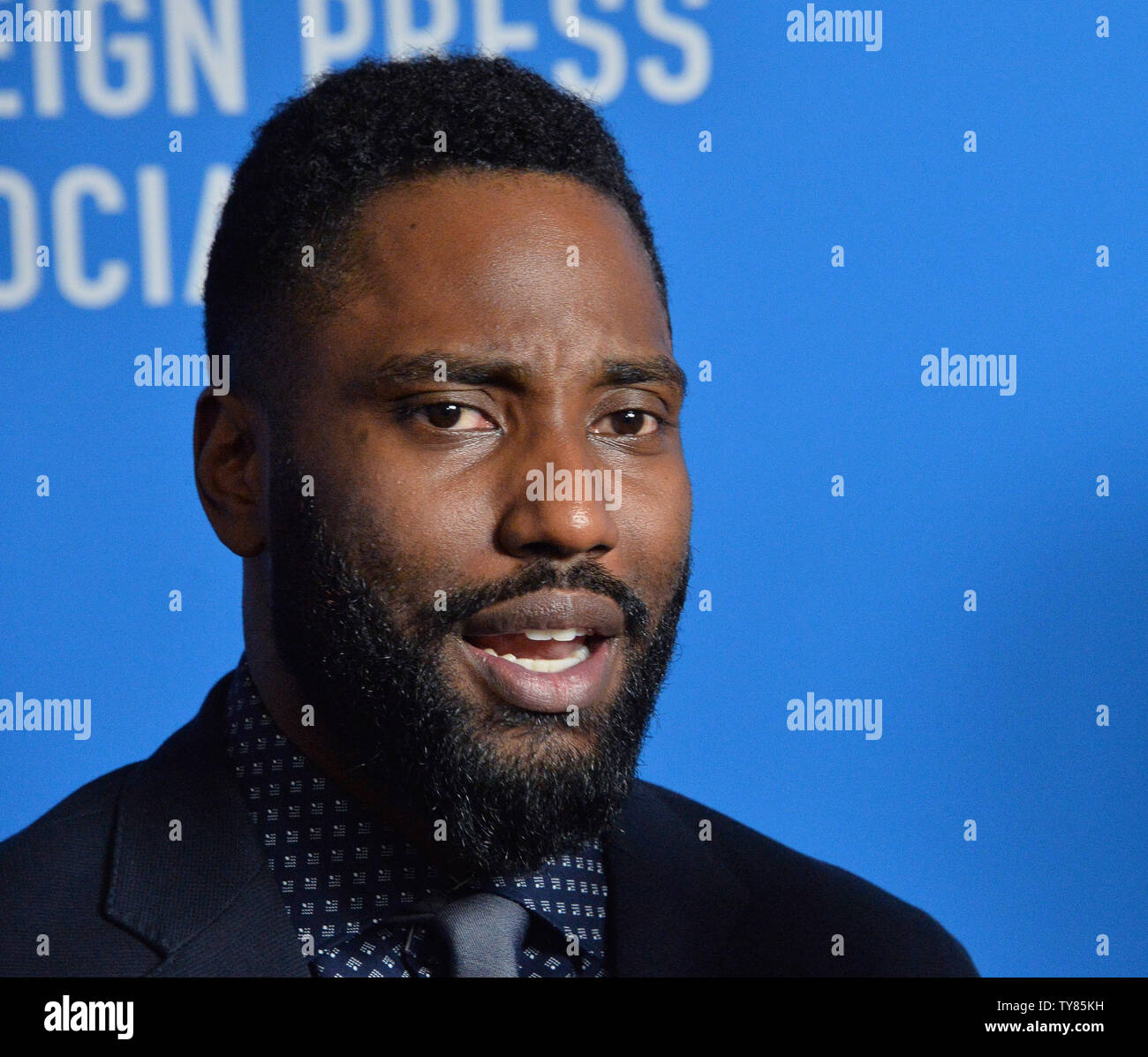 Actor John David Washington attends the annual Hollywood Foreign Press ...