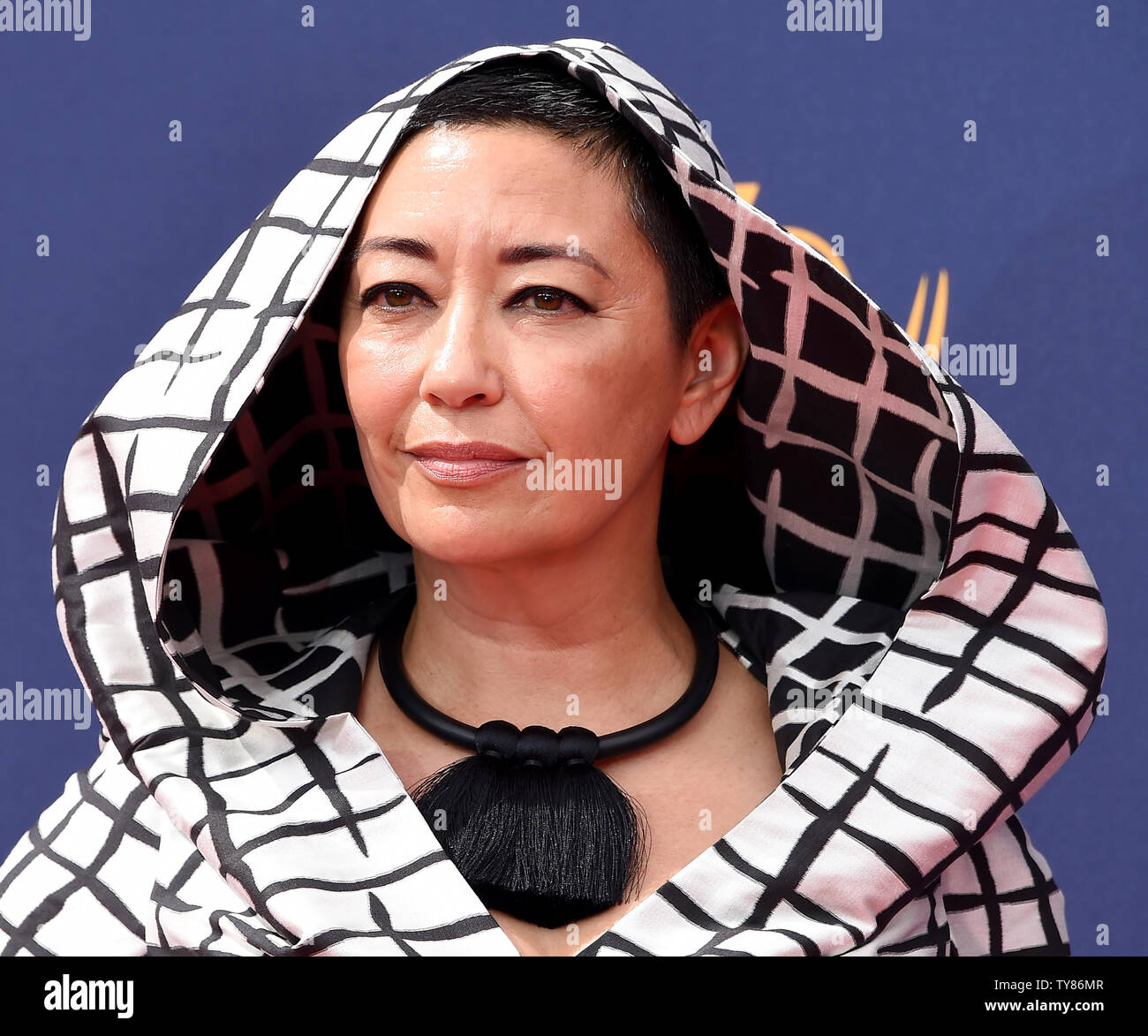 Costume designer Ane Crabtree attends the Creative Arts Emmy Awards at ...