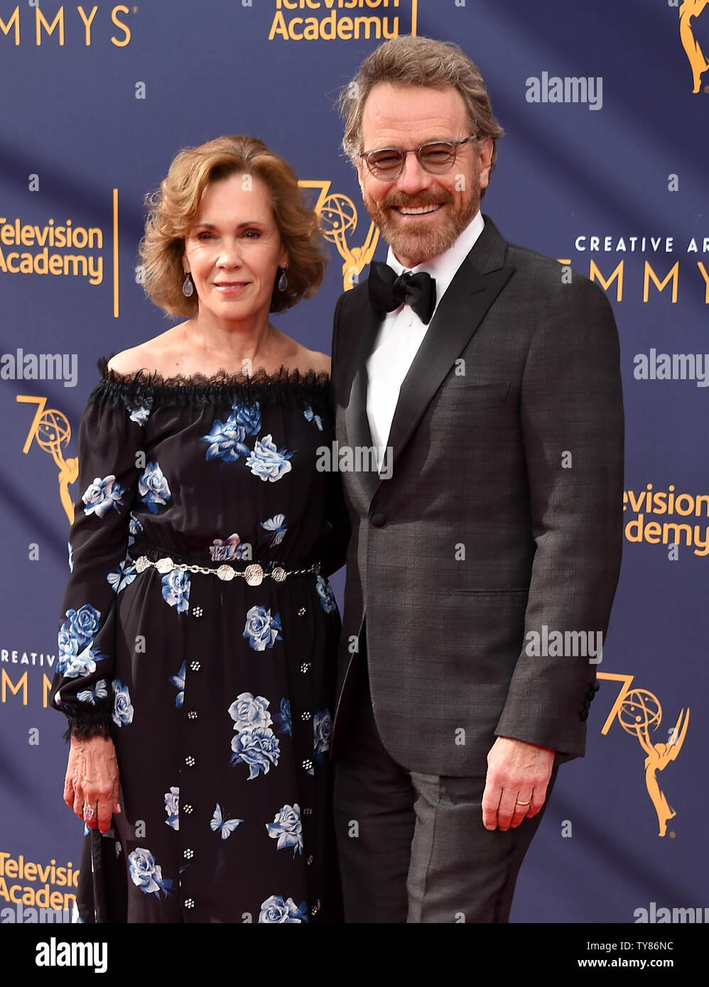 (L-R) Actor Bryan Cranston and wife Robin Dearden attend the Creative ...