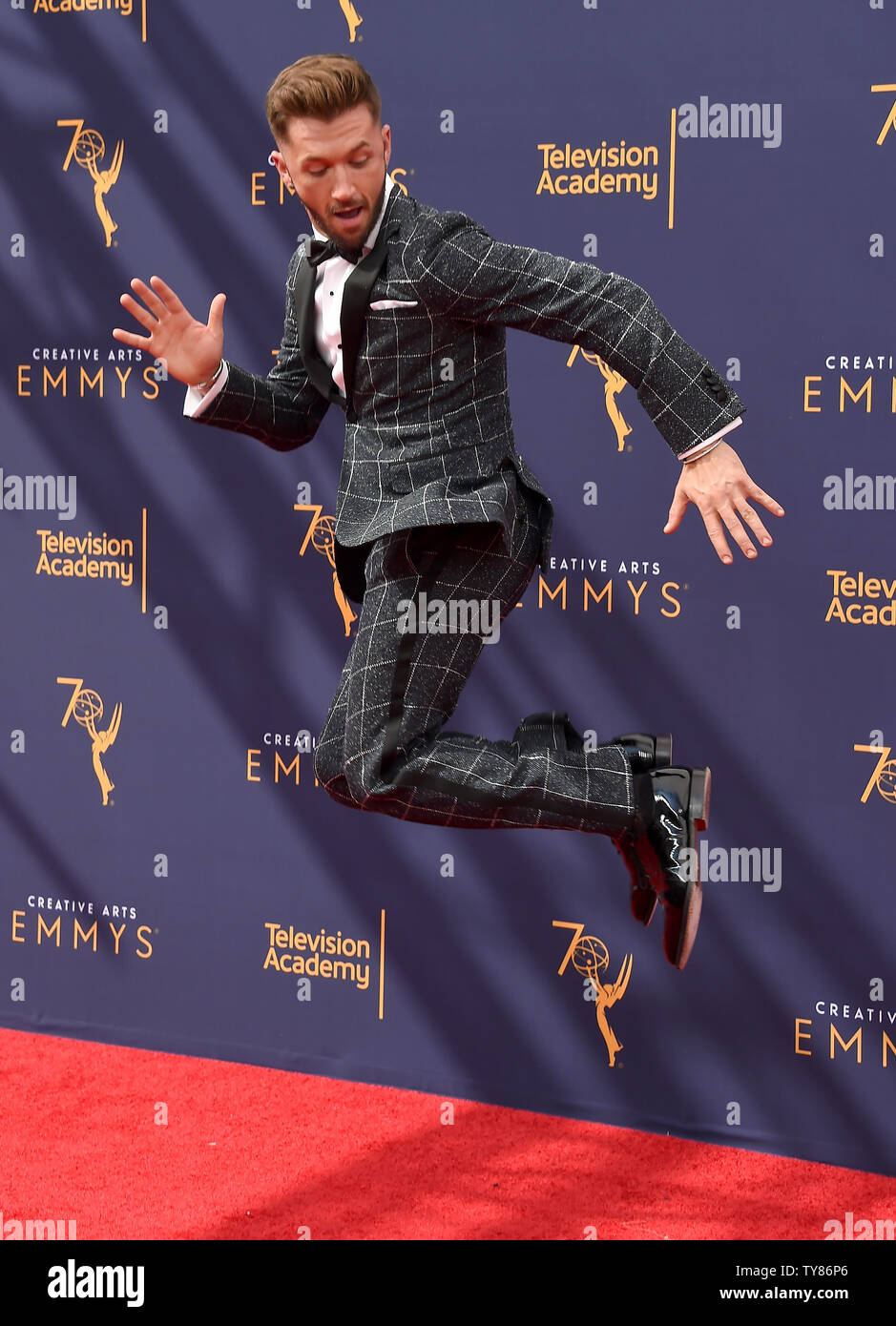 Travis Wall attends the Creative Arts Emmy Awards at the Microsoft ...
