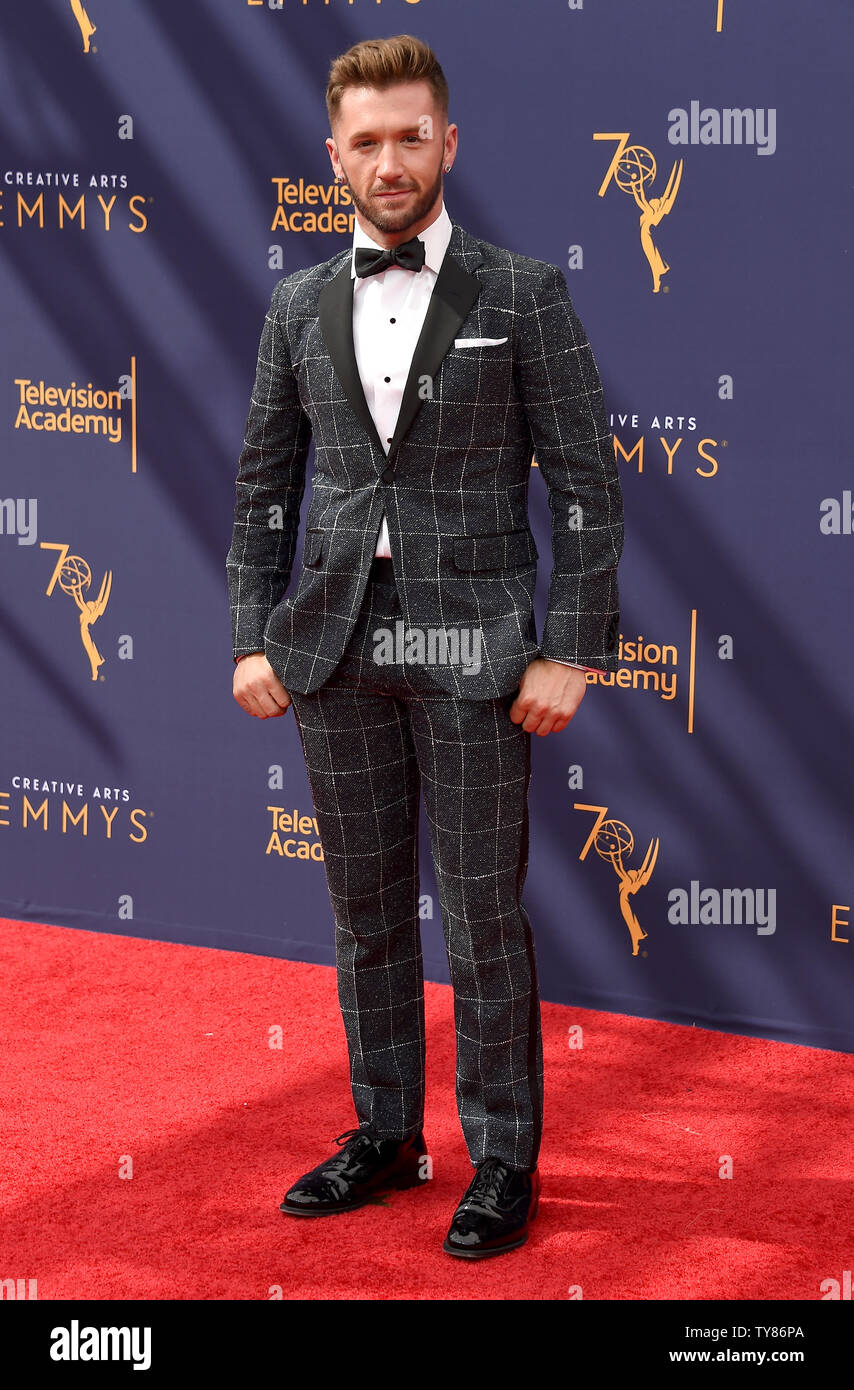 Travis Wall attends the Creative Arts Emmy Awards at the Microsoft ...