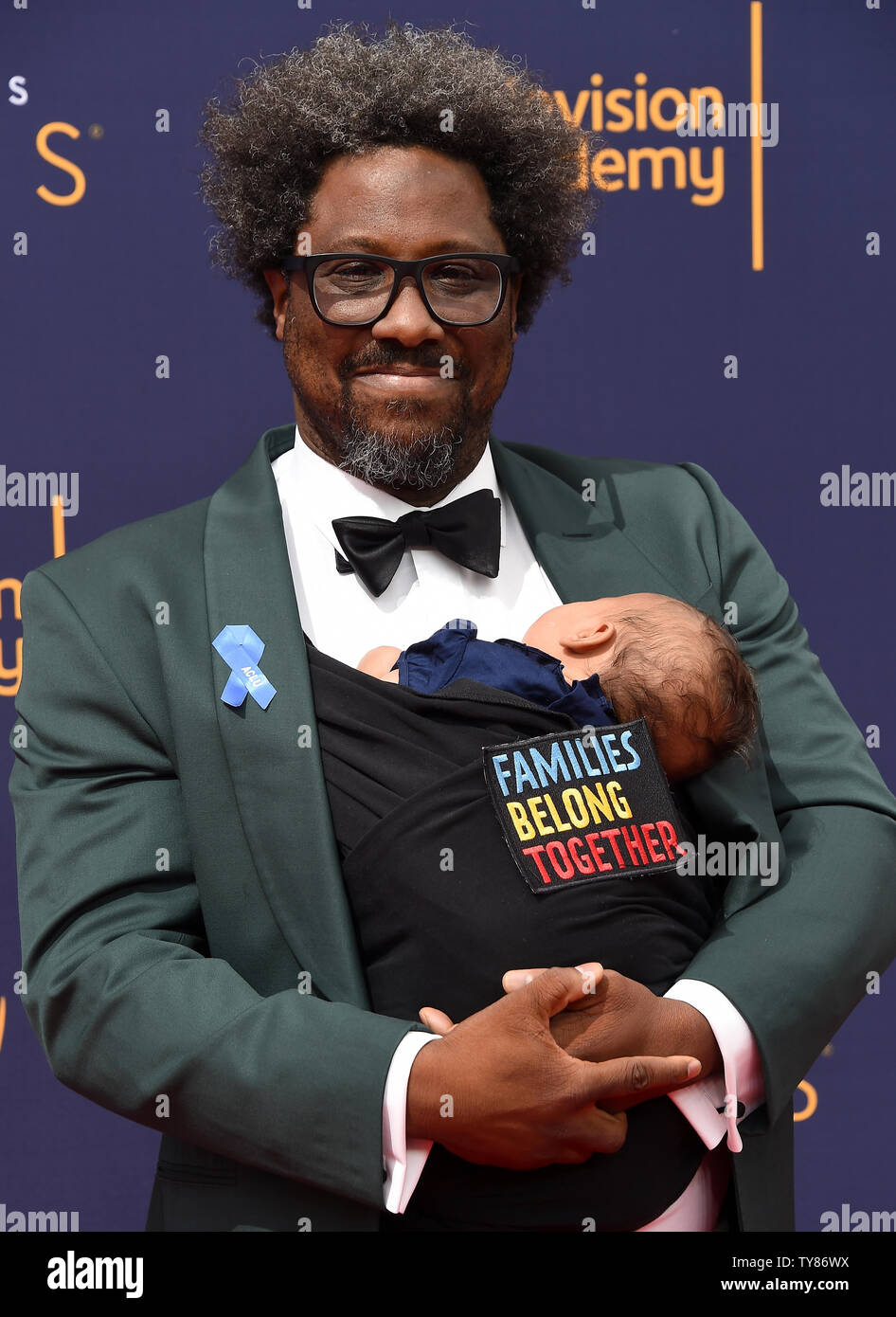 W. Kamau Bell attends the Creative Arts Emmy Awards at the Microsoft ...